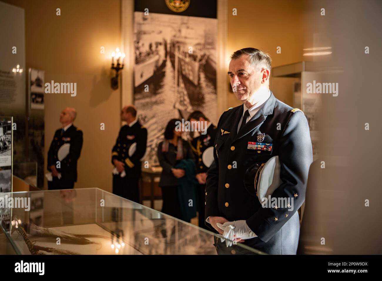 France Vice Chief of Defense Gen. Eric Autellet views the Memorial ...
