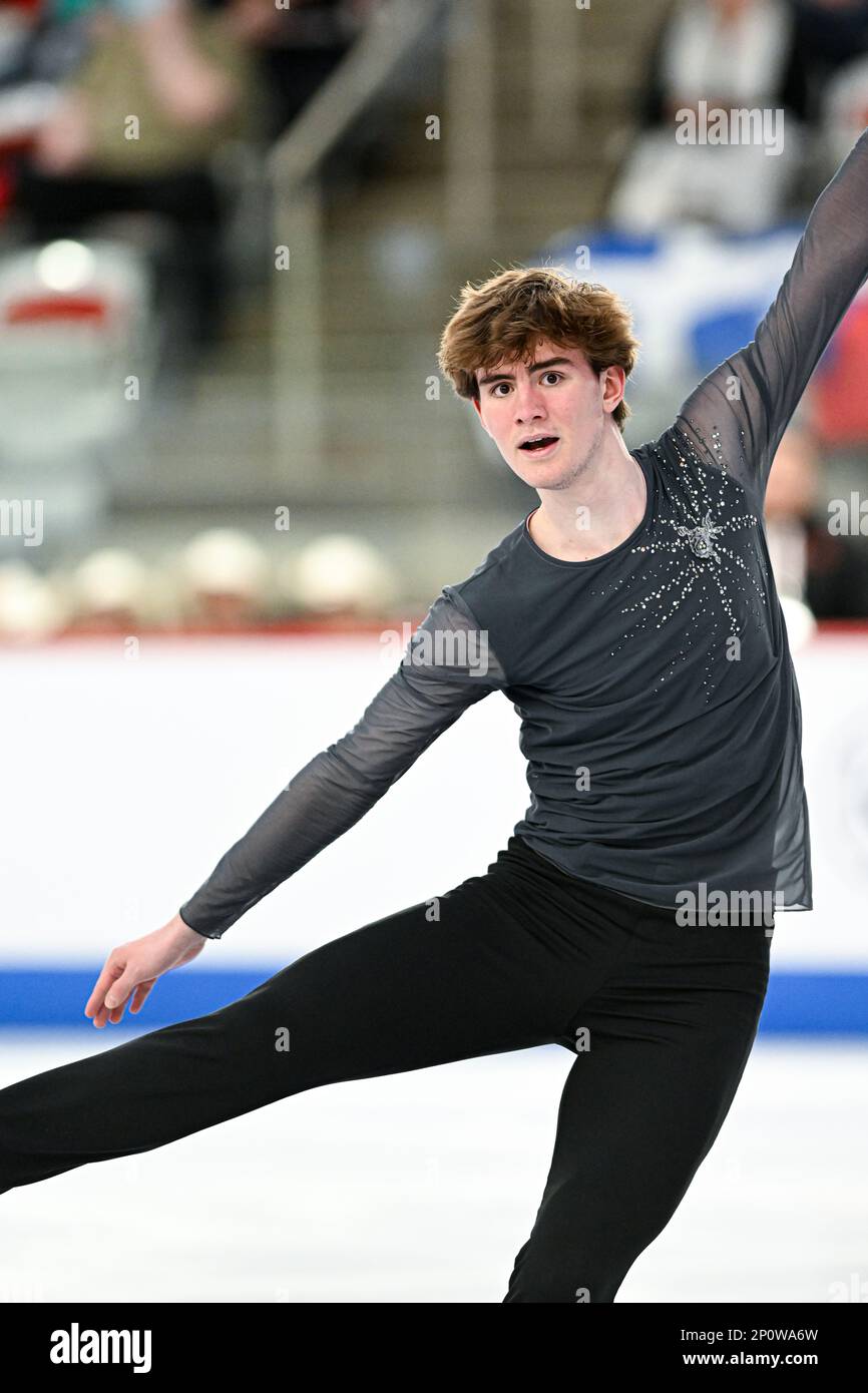 Calgary, Canada. 02/03/2023, Edward APPLEBY (GBR), during Junior Men ...