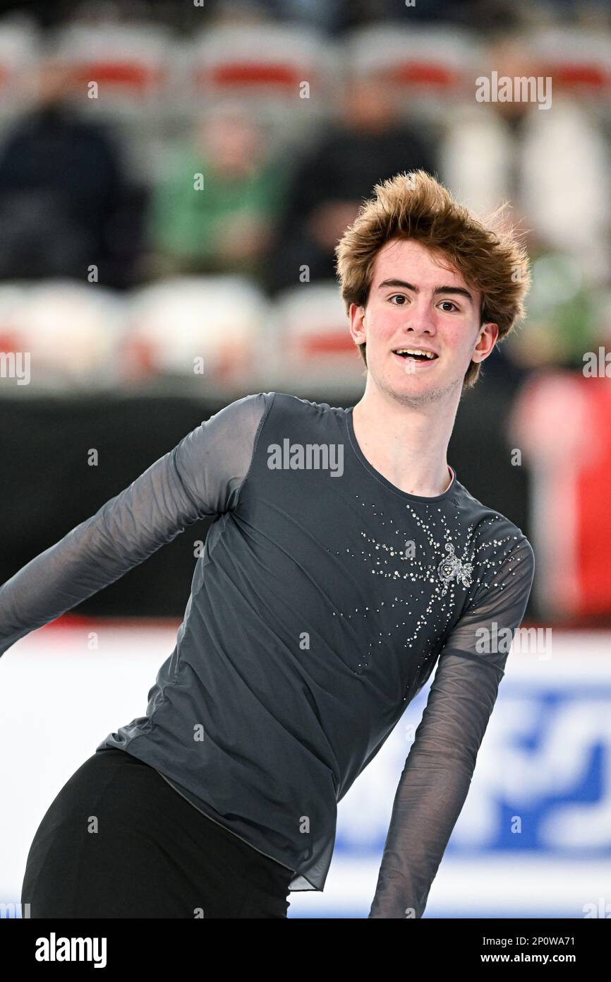 Calgary, Canada. 02/03/2023, Edward APPLEBY (GBR), during Junior Men ...