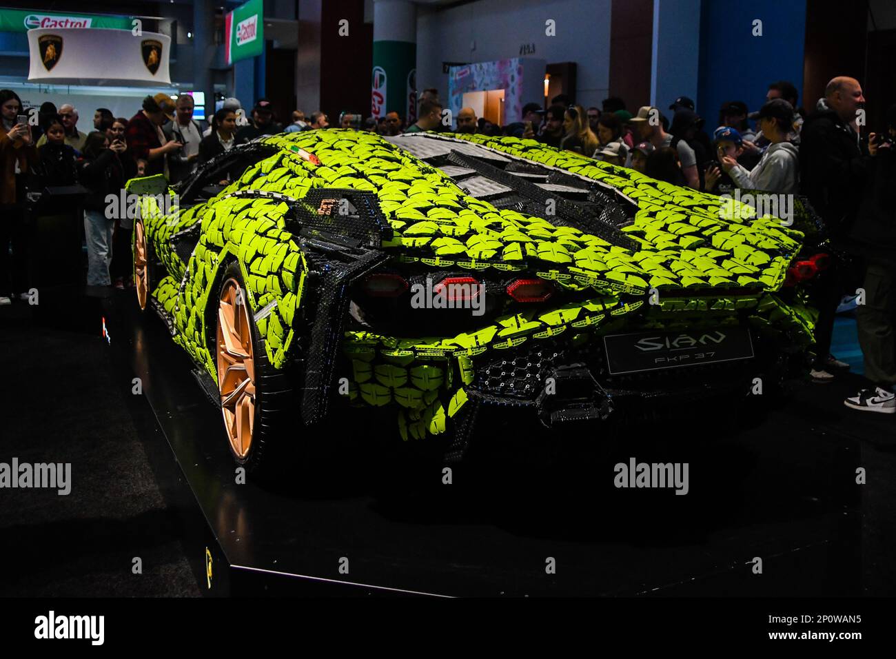 Supercars exhibited at Toronto Metro Convention Centre Stock Photo - Alamy