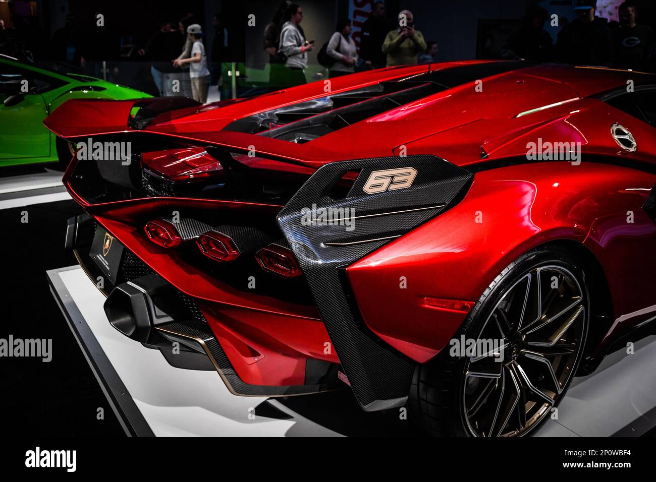 Supercars exhibited at Toronto Metro Convention Centre Stock Photo - Alamy