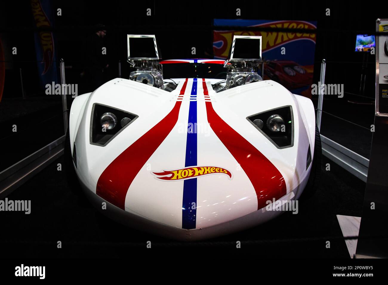 Supercars exhibited at Toronto Metro Convention Centre Stock Photo - Alamy