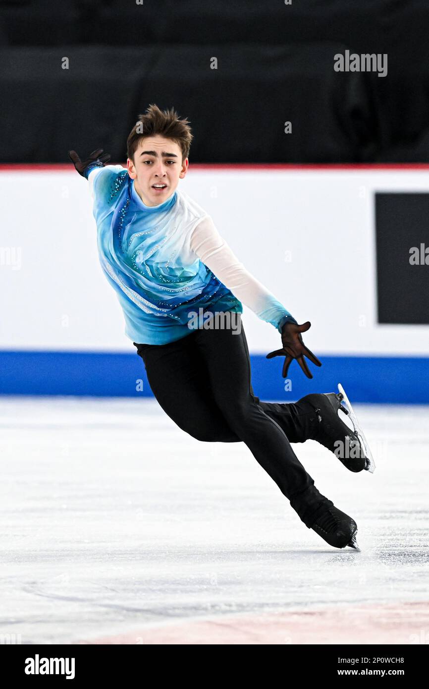 Calgary, Canada. 02/03/2023, Arlet LEVANDI (EST), during Junior Men ...