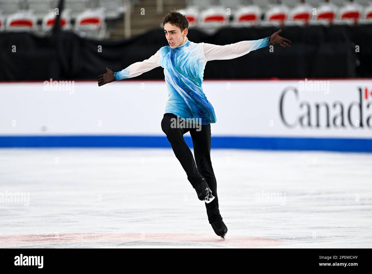 Calgary, Canada. 02/03/2023, Arlet LEVANDI (EST), during Junior Men ...
