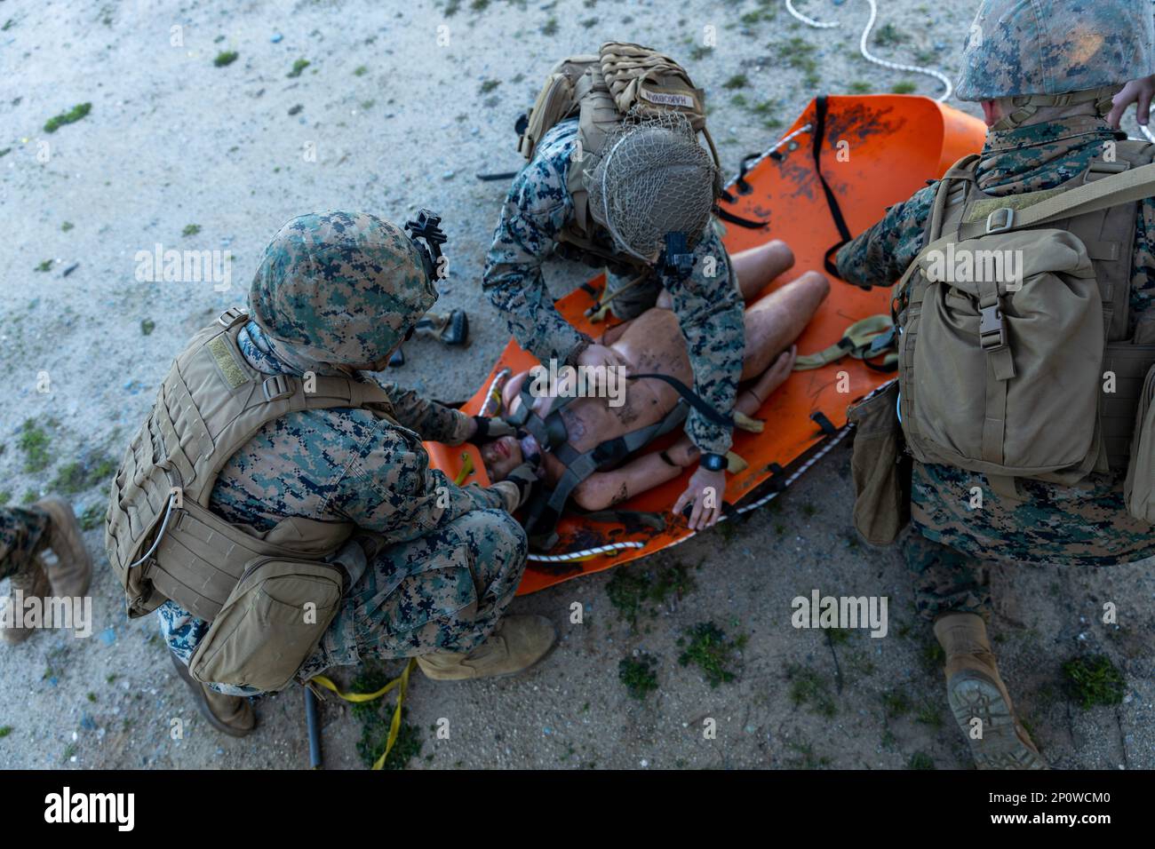 U.S. Marines with Marine Wing Support Squadron 373, 3rd Marine Aircraft ...