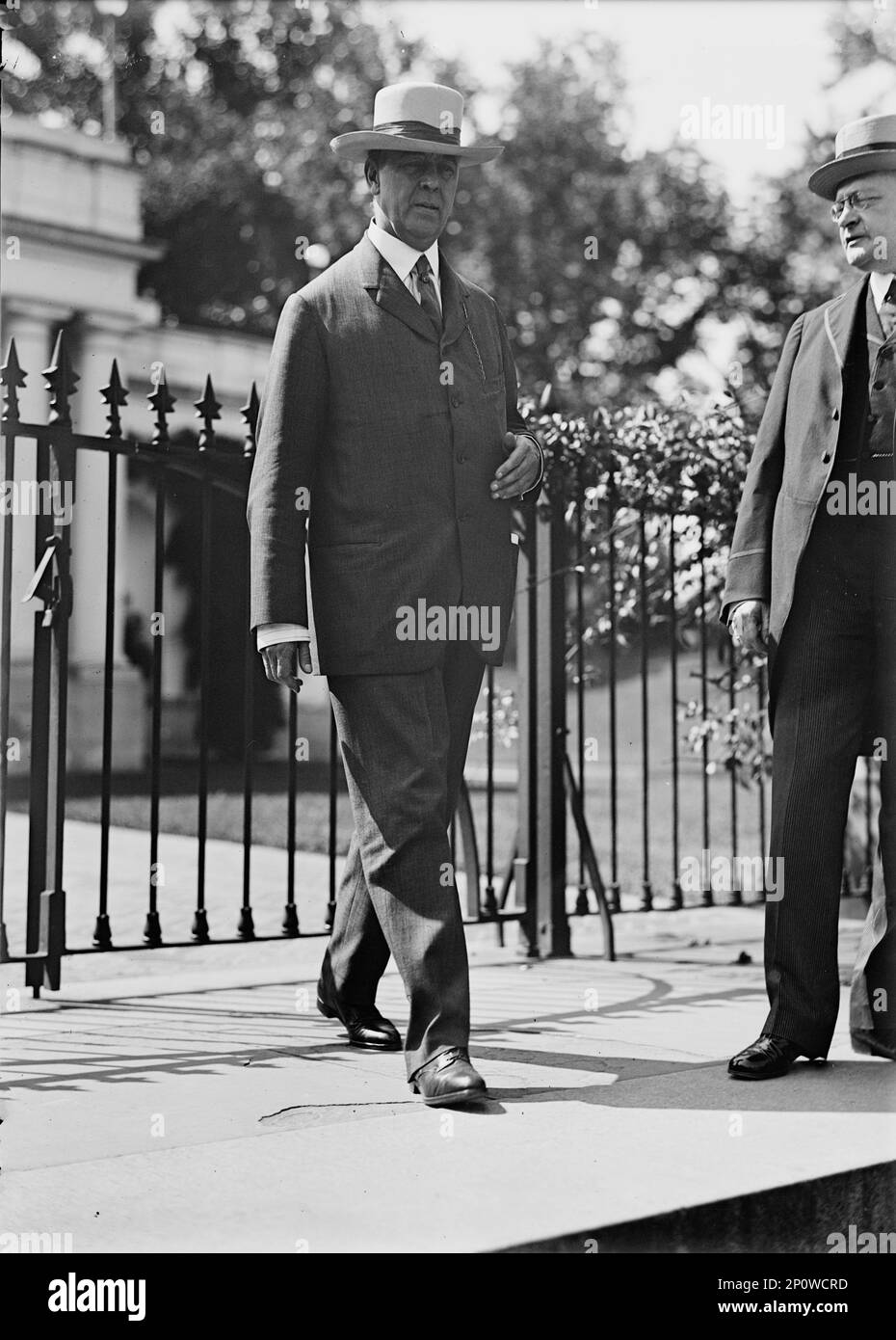 Frederic Adrian Delano, Left, with Charles Sumner Hamlin, 1917 Stock ...