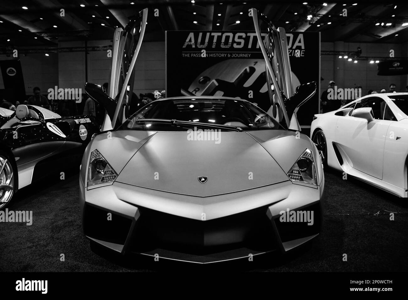 Supercars exhibited at Toronto Metro Convention Centre Stock Photo - Alamy