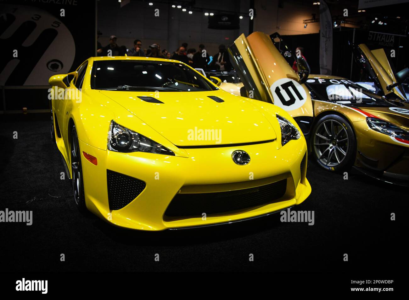 Supercars exhibited at Toronto Metro Convention Centre Stock Photo - Alamy