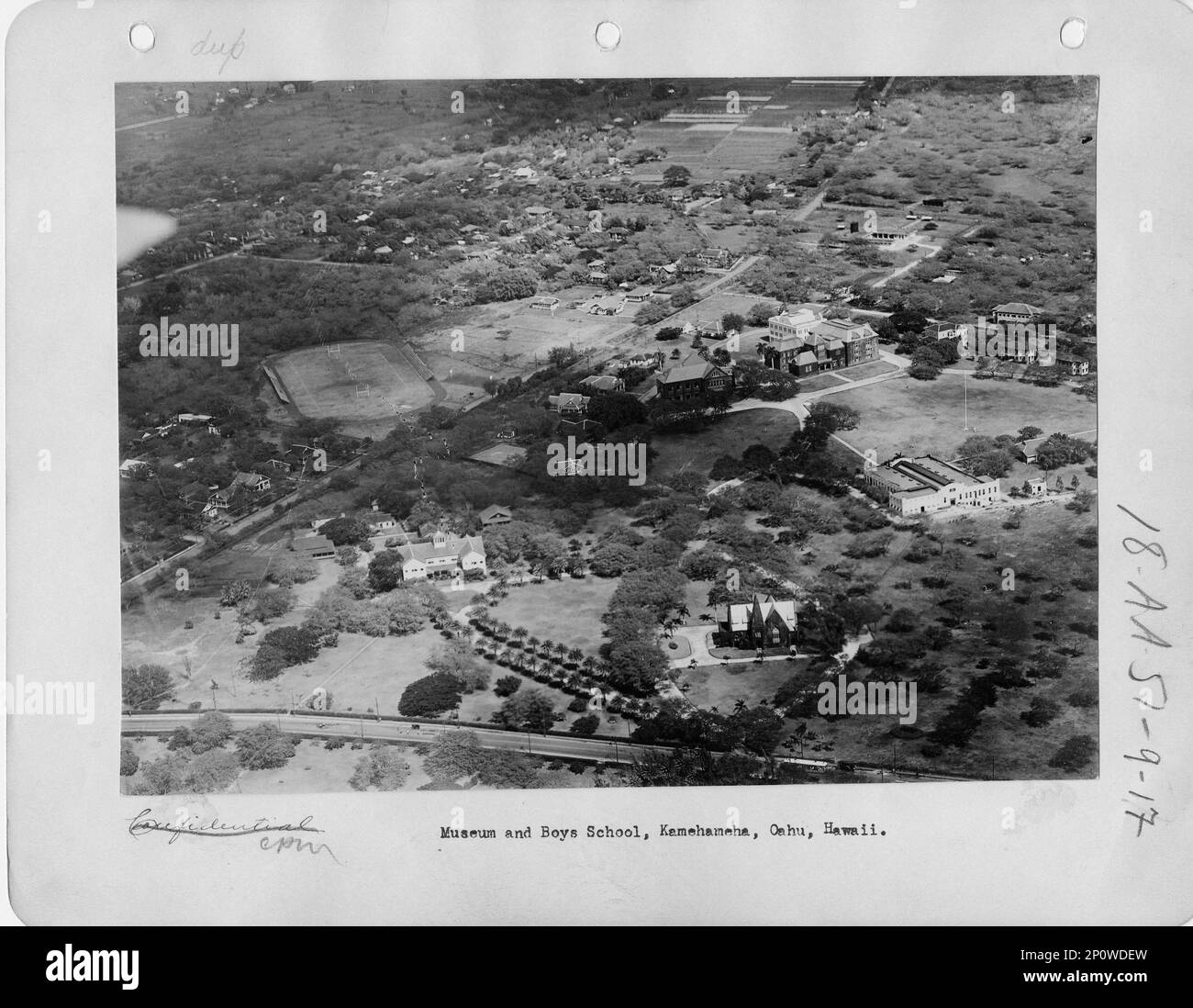 View from above mountain range Black and White Stock Photos & Images ...