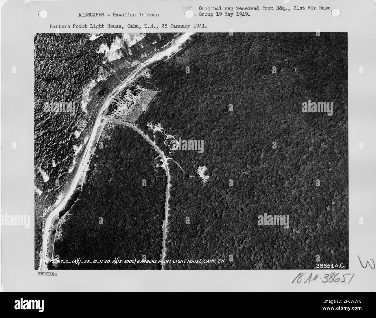 Hawaii - Barbers Point, Aerial Photograph Stock Photo - Alamy