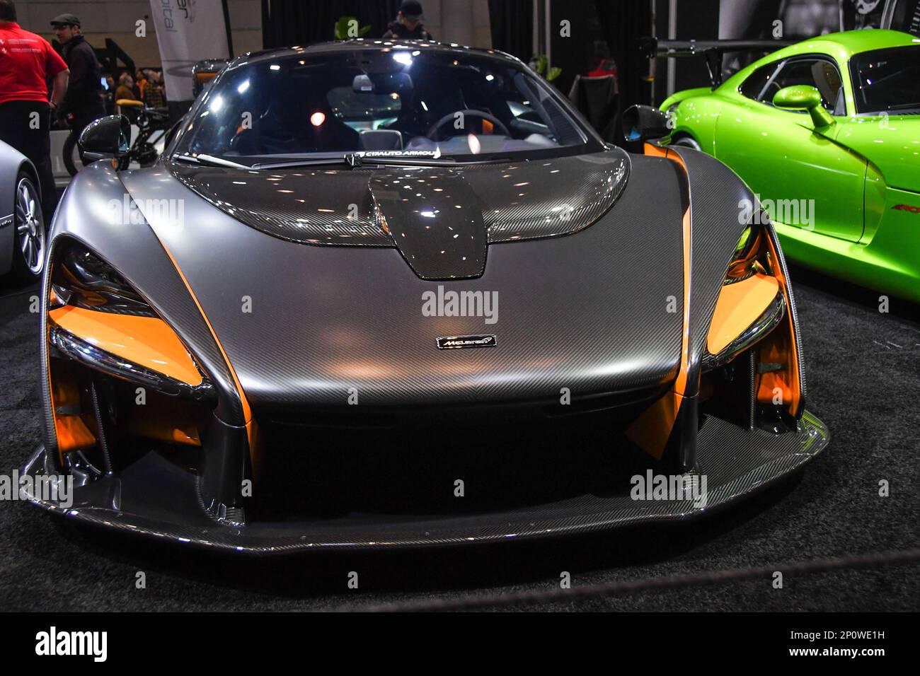 Supercars exhibited at Toronto Metro Convention Centre Stock Photo - Alamy