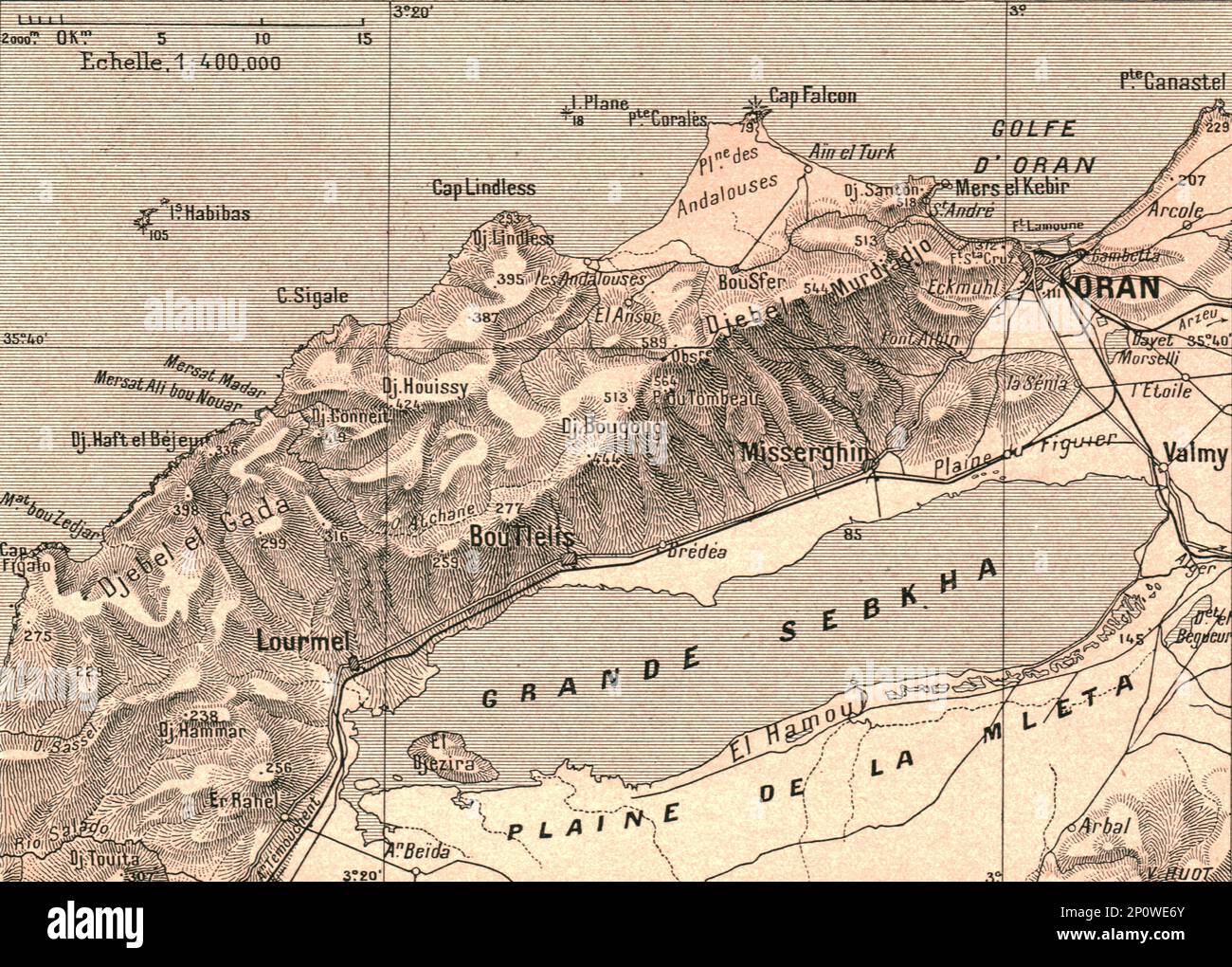 ''La Sahel d'Oran et la Grande Sebkha; Afrique du nord', 1914. From ...