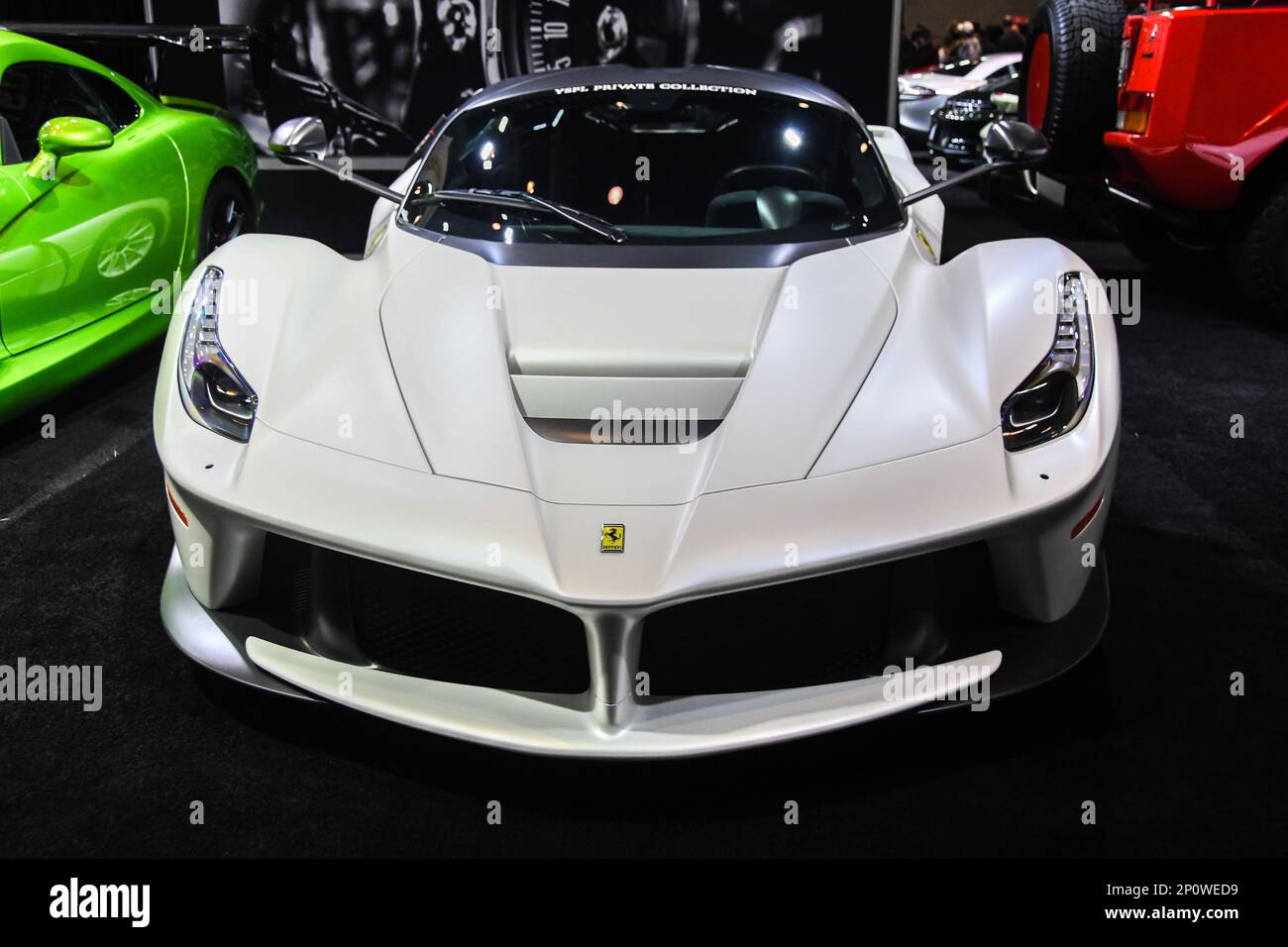 Ferrari laferrari white hi-res stock photography and images - Alamy