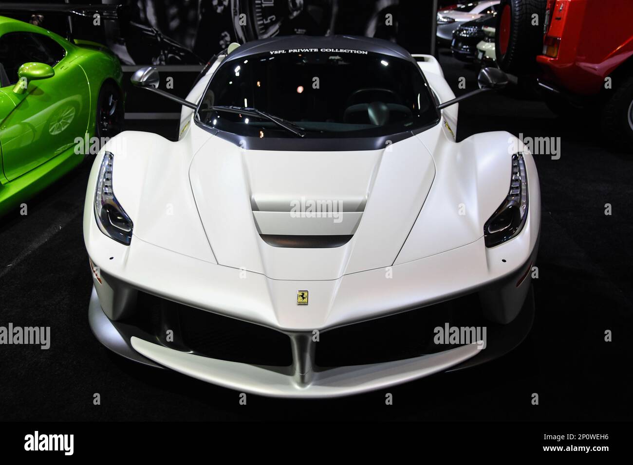 Supercars exhibited at Toronto Metro Convention Centre Stock Photo - Alamy