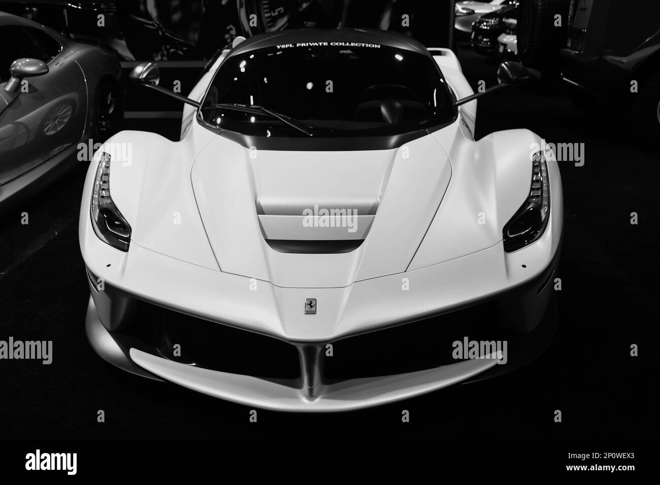 White Ferrari Laferrari