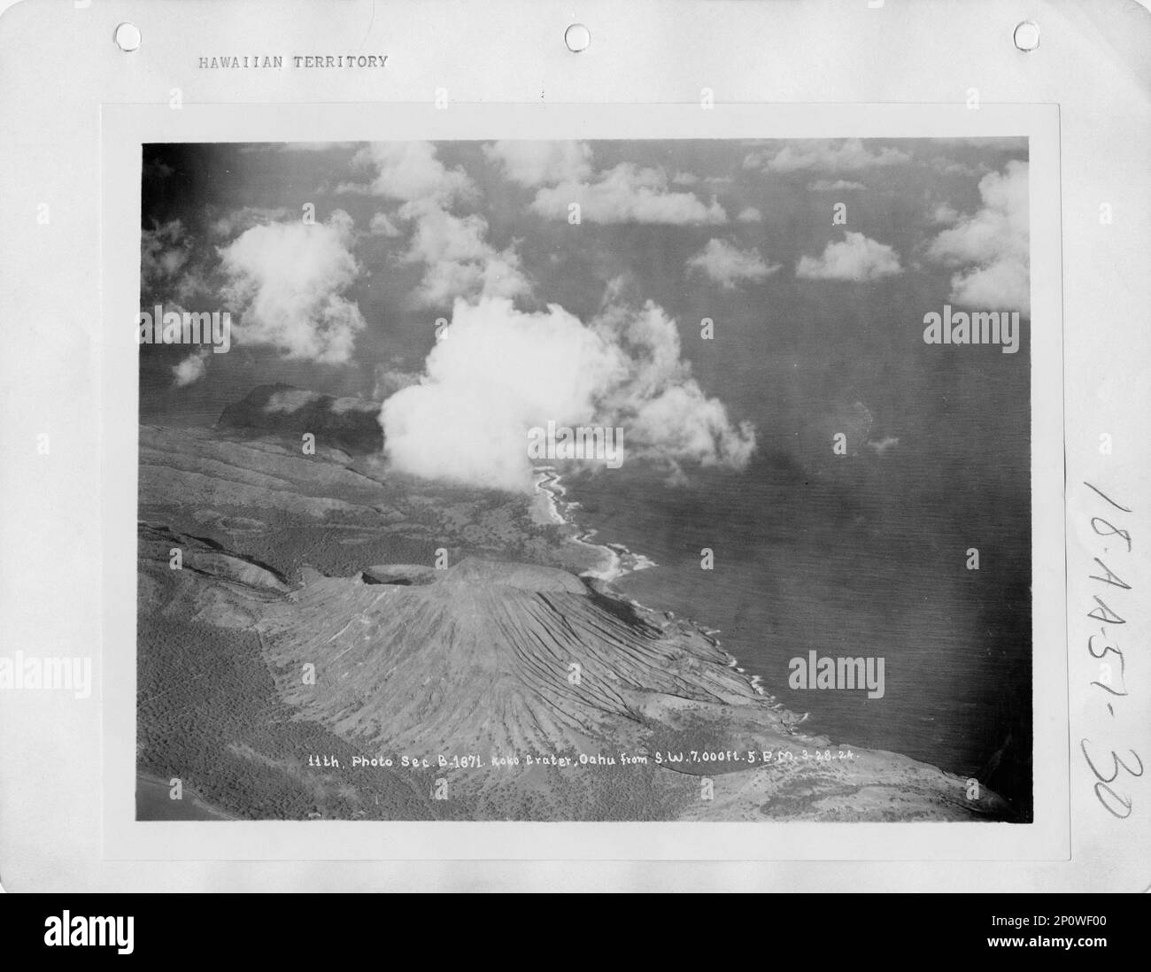 Aerial view of the crater Black and White Stock Photos & Images - Alamy