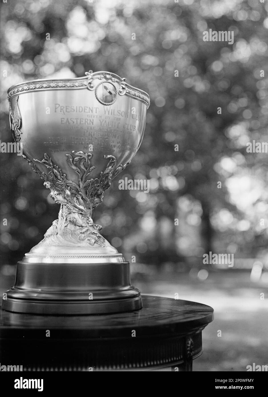 Eastern Yacht Club - The Cup, 1913. Trophy presented by President ...