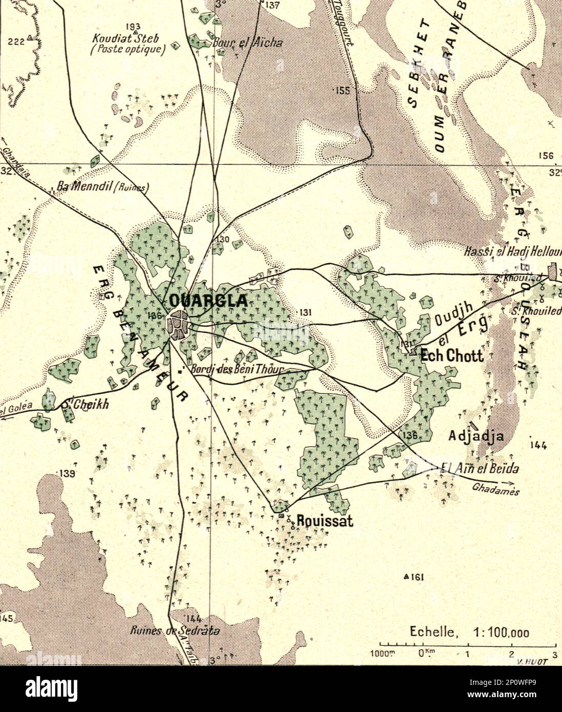 ''Le bas Sahara-Les Oasis, Ouargla; Afrique du nord', 1914. From ...