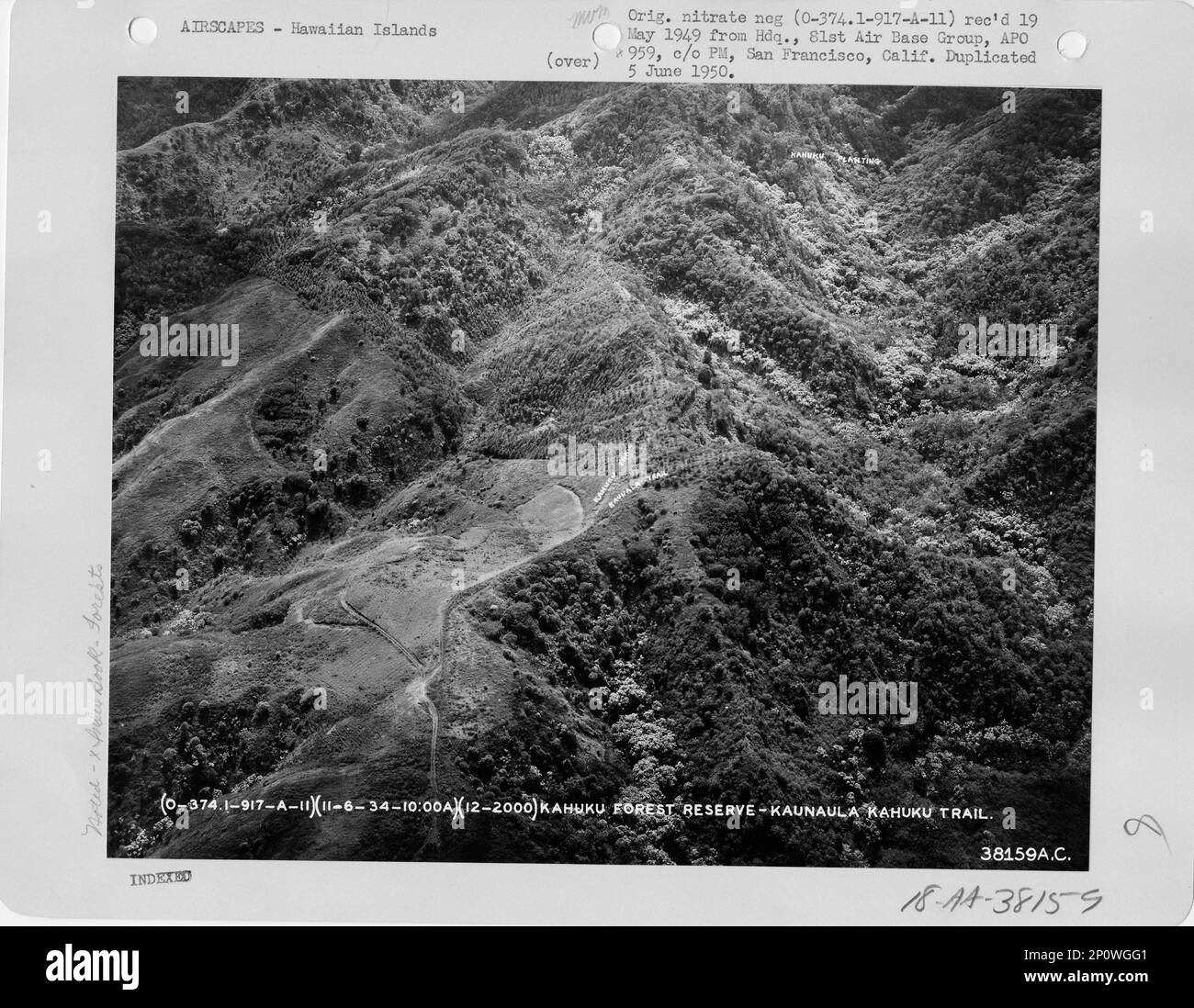Hawaii - Kahuku, Aerial Photograph Stock Photo - Alamy