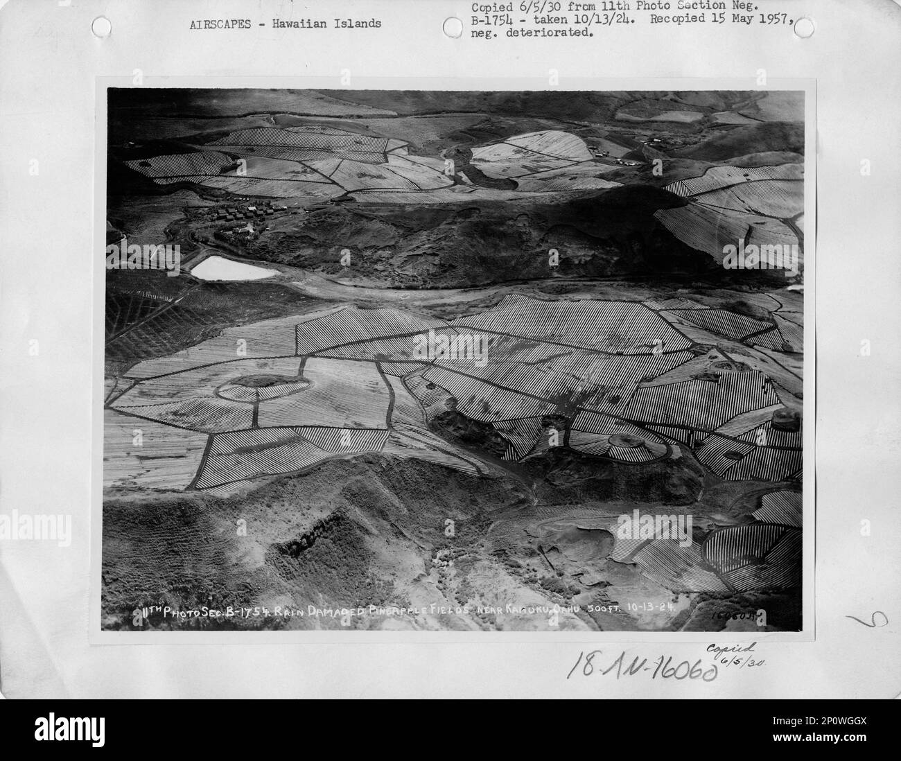 Hawaii - Kahuku, Aerial Photograph Stock Photo - Alamy