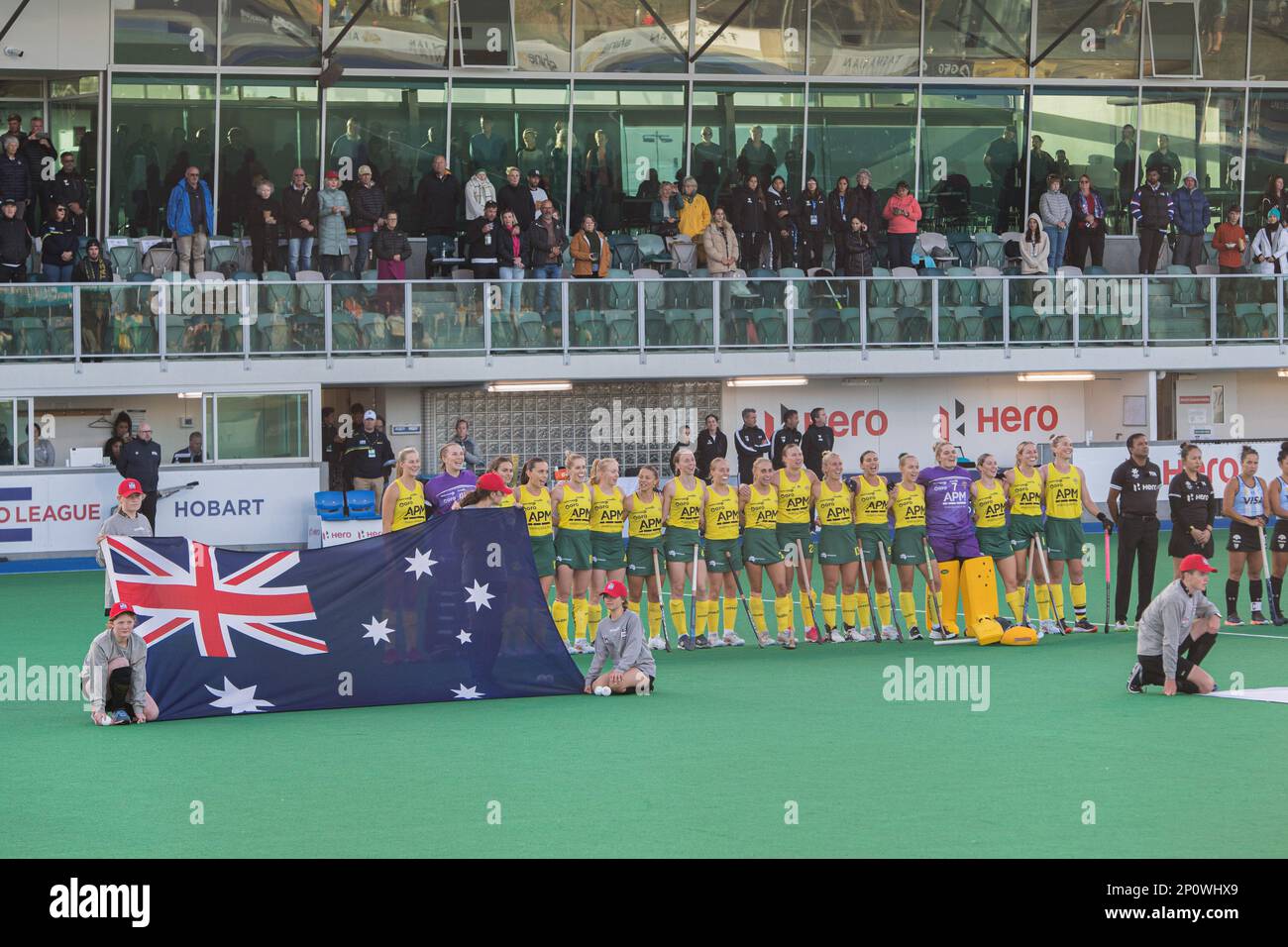 Hobart, Australia. 03rd Mar, 2023. Australia National Women's field ...