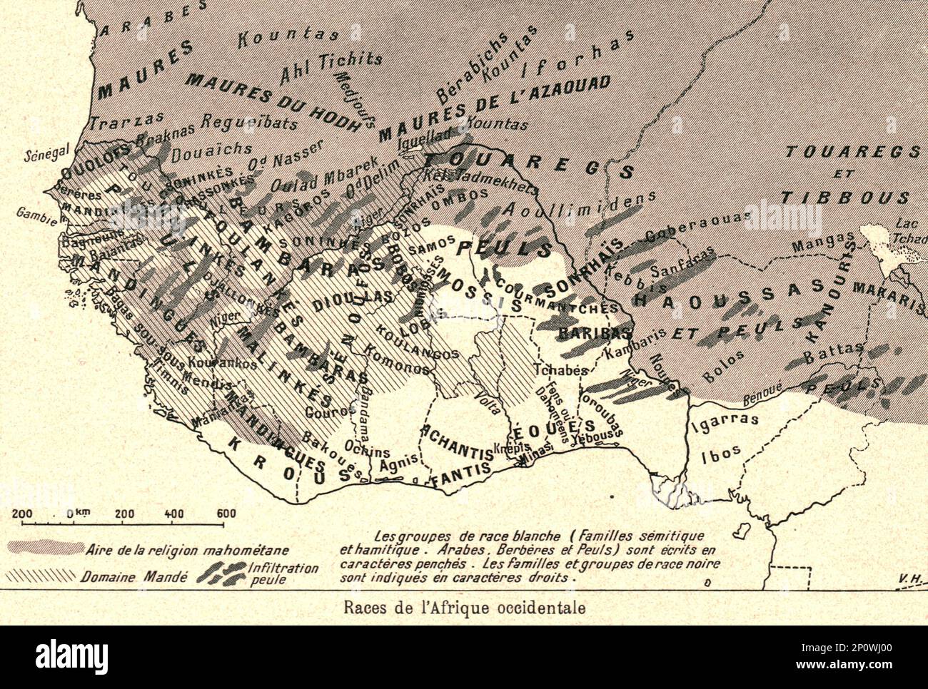 ''Races de l'Afrique occidentale; L'Ouest Africain', 1914. From "Grande ...