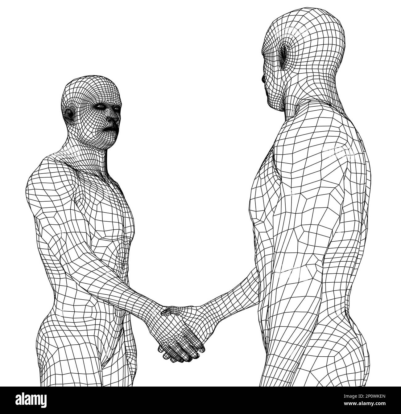 Two men shaking hands Stock Photo - Alamy