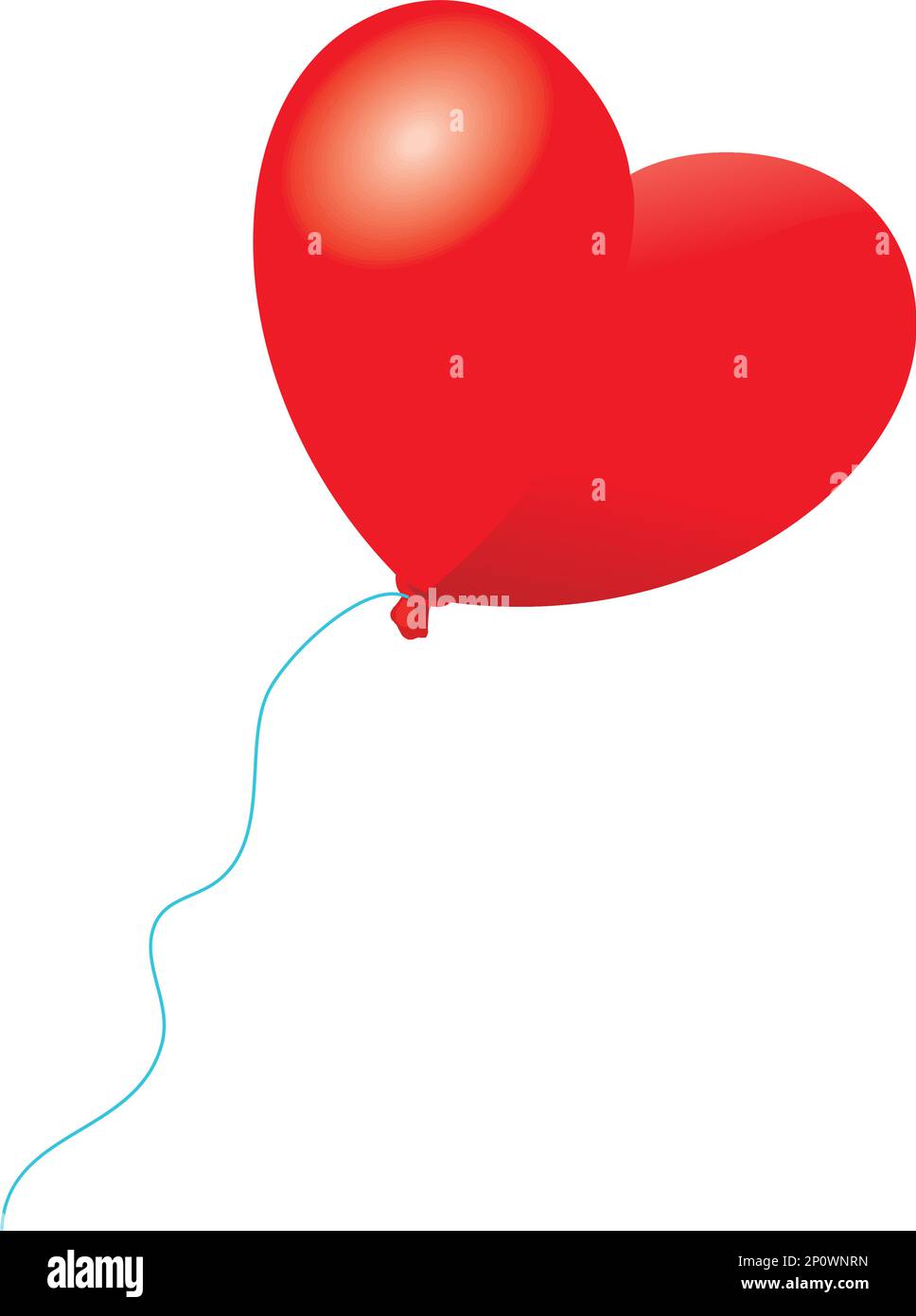 Red balloon in form Cut Out Stock Images & Pictures - Alamy