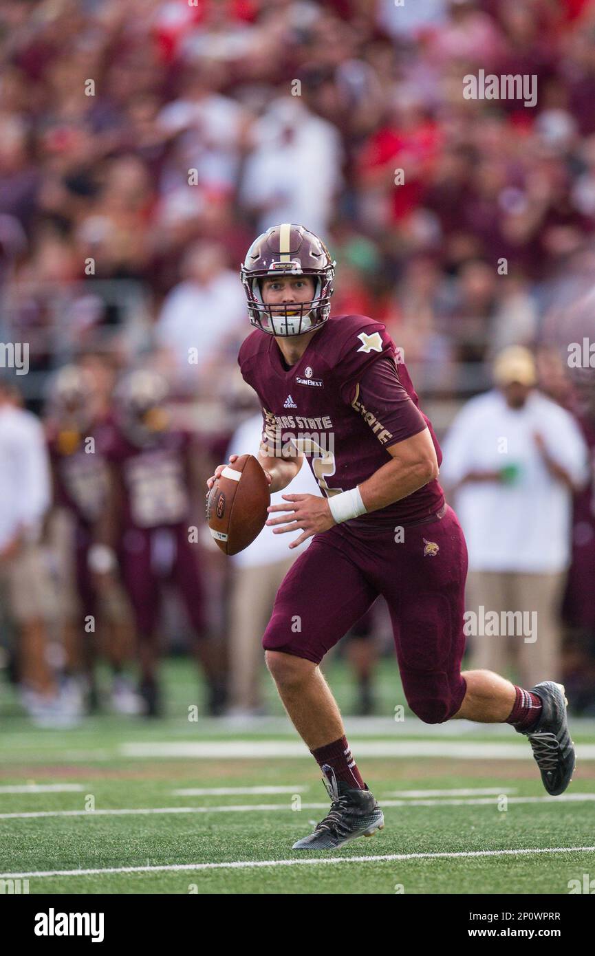 September 24, 2016: Texas State Bobcats quarterback Tyler Jones (2 ...