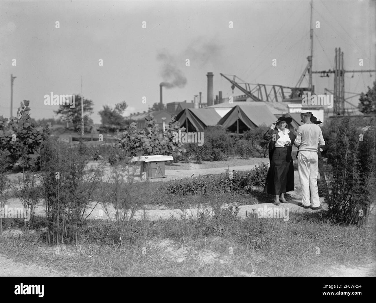 German Sailors Interned in U.S., 1917. First World War - German crew ...