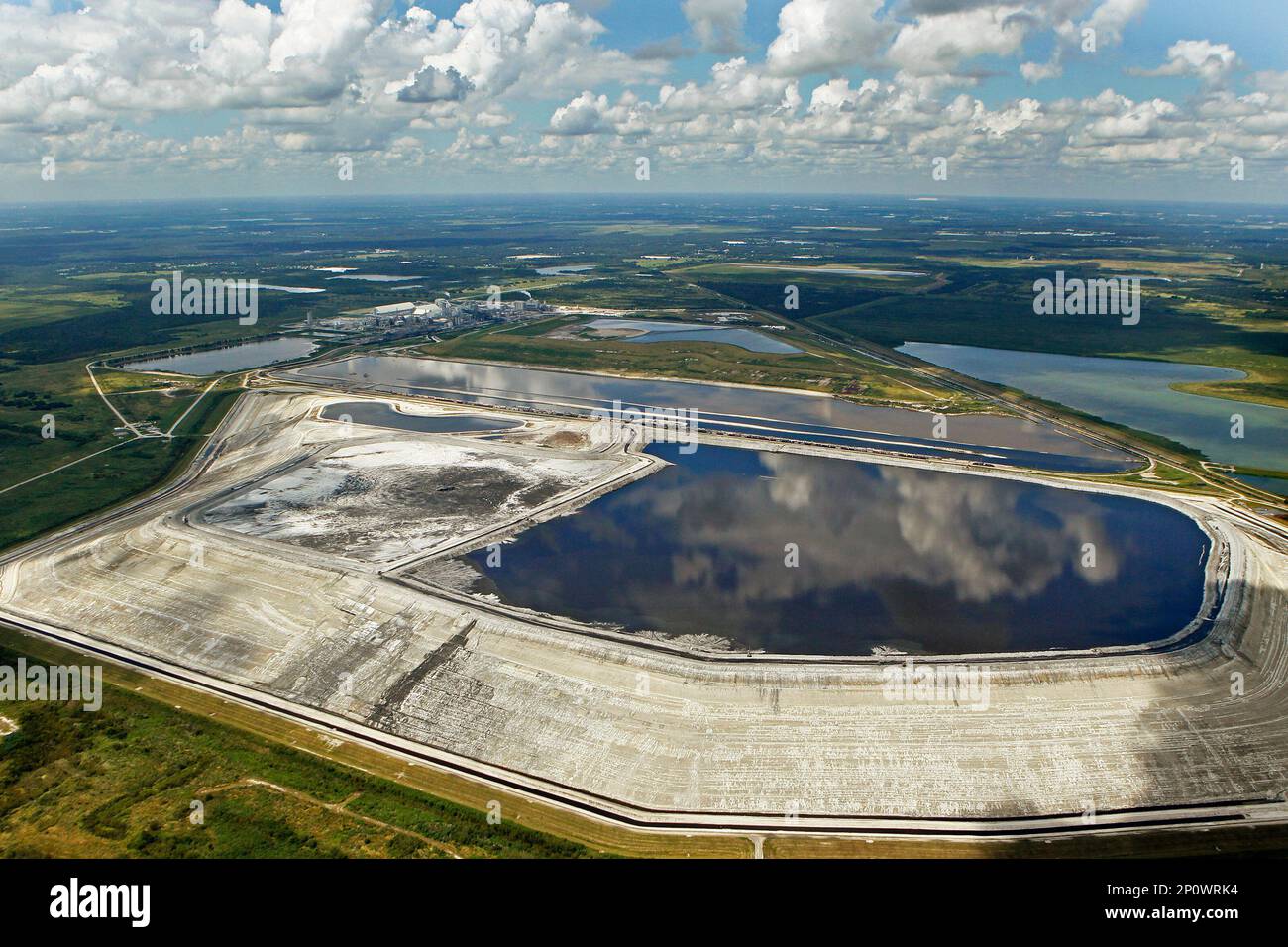FILE - This aerial Friday, Sept. 16, 2016, file photo shows a sinkhole ...