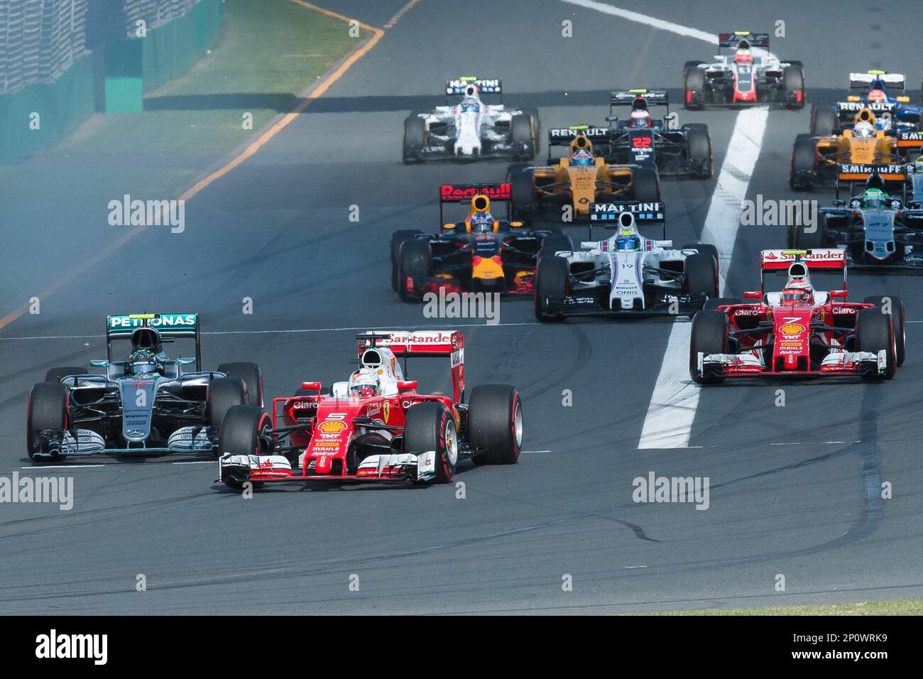 March 20, 2016: Sebastian Vettel (DEU) #5 from the Scuderia Ferrari ...