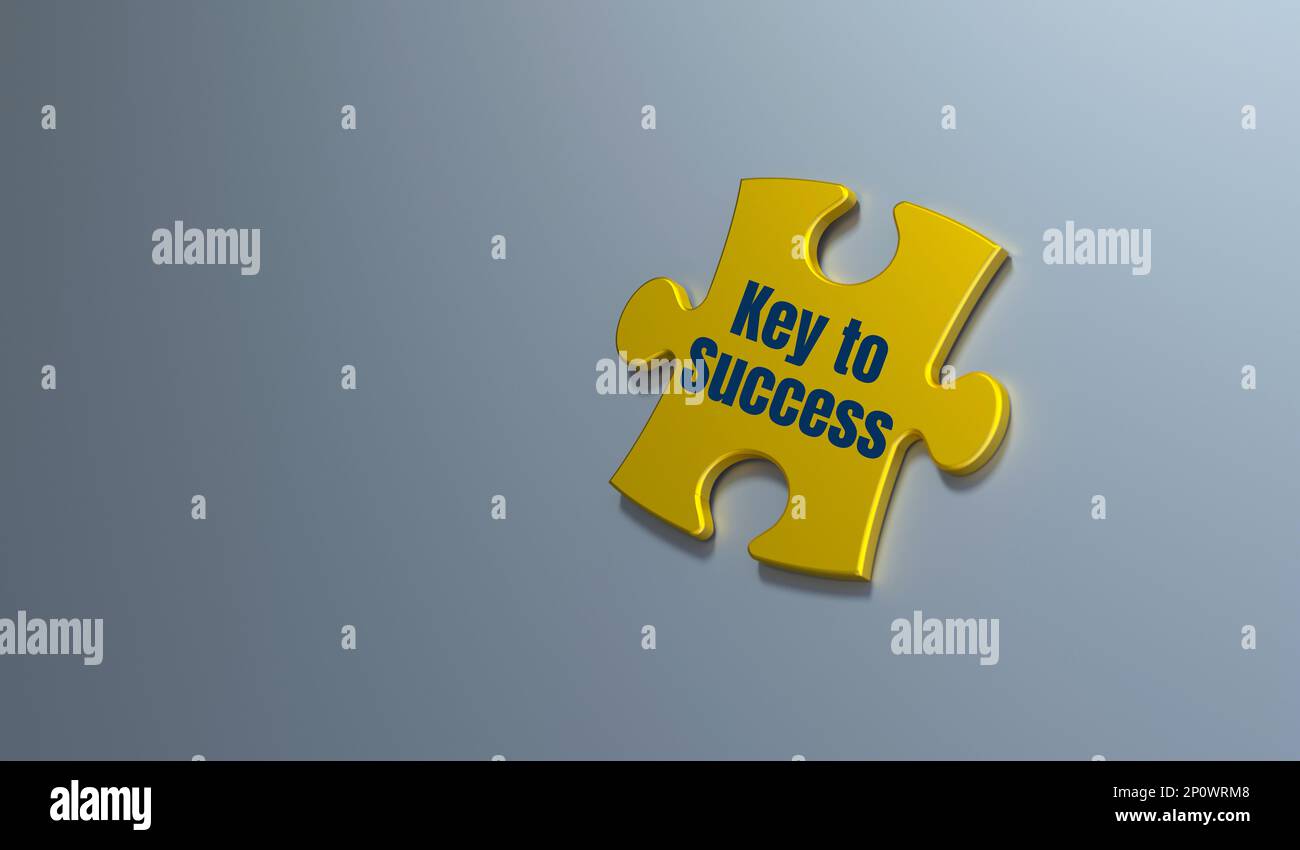 key to success puzzle Stock Photo - Alamy