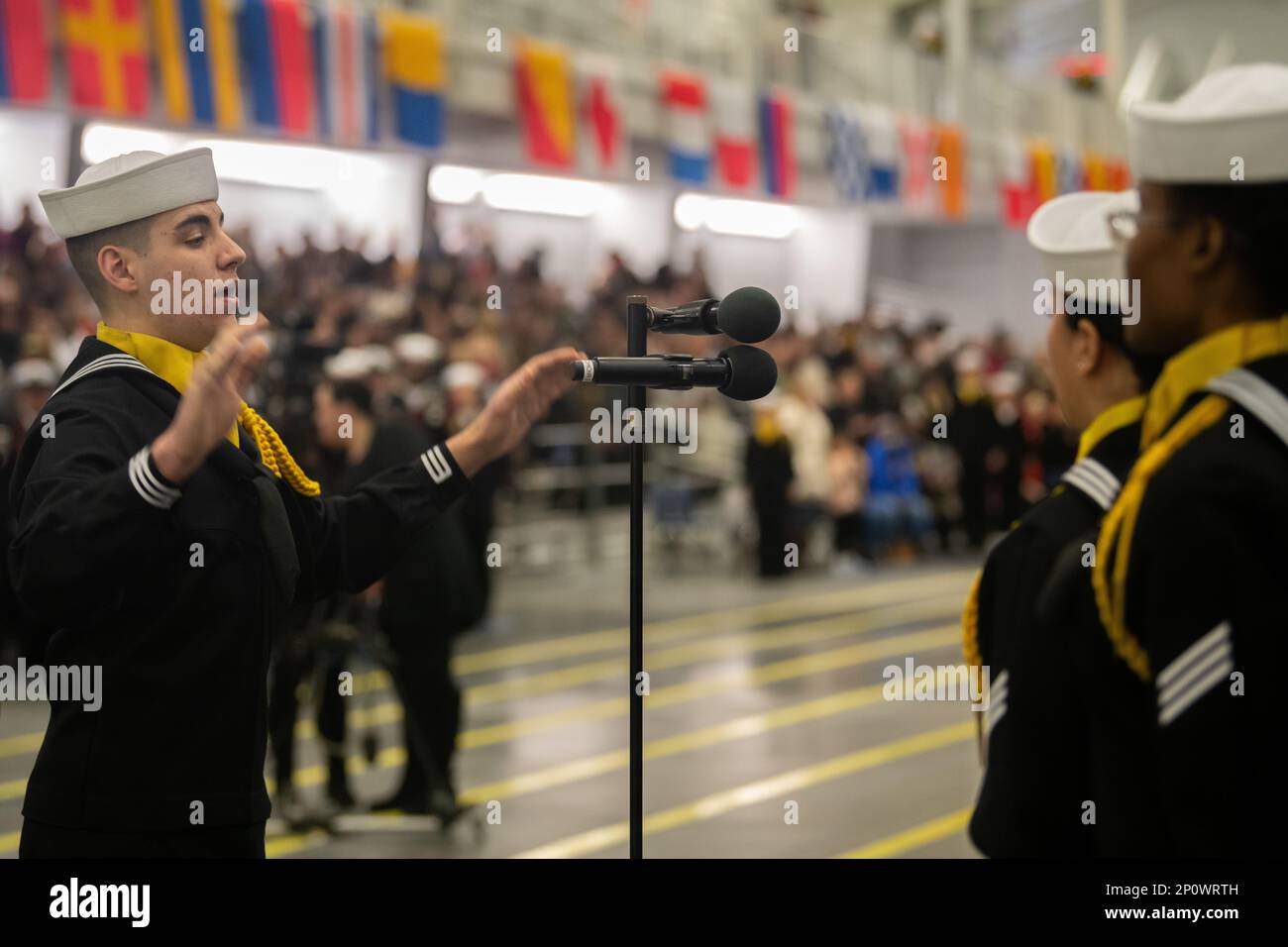 The Navy’s newest Sailors graduate boot camp during Pass-in-Review at U ...