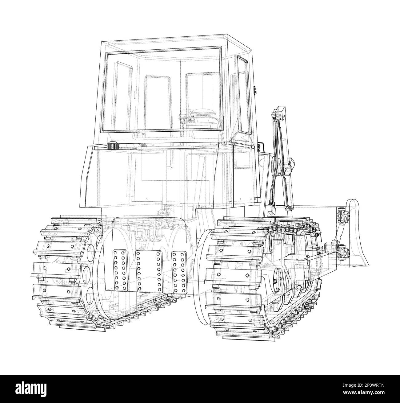 Earth mover, bulldozer Stock Photo - Alamy