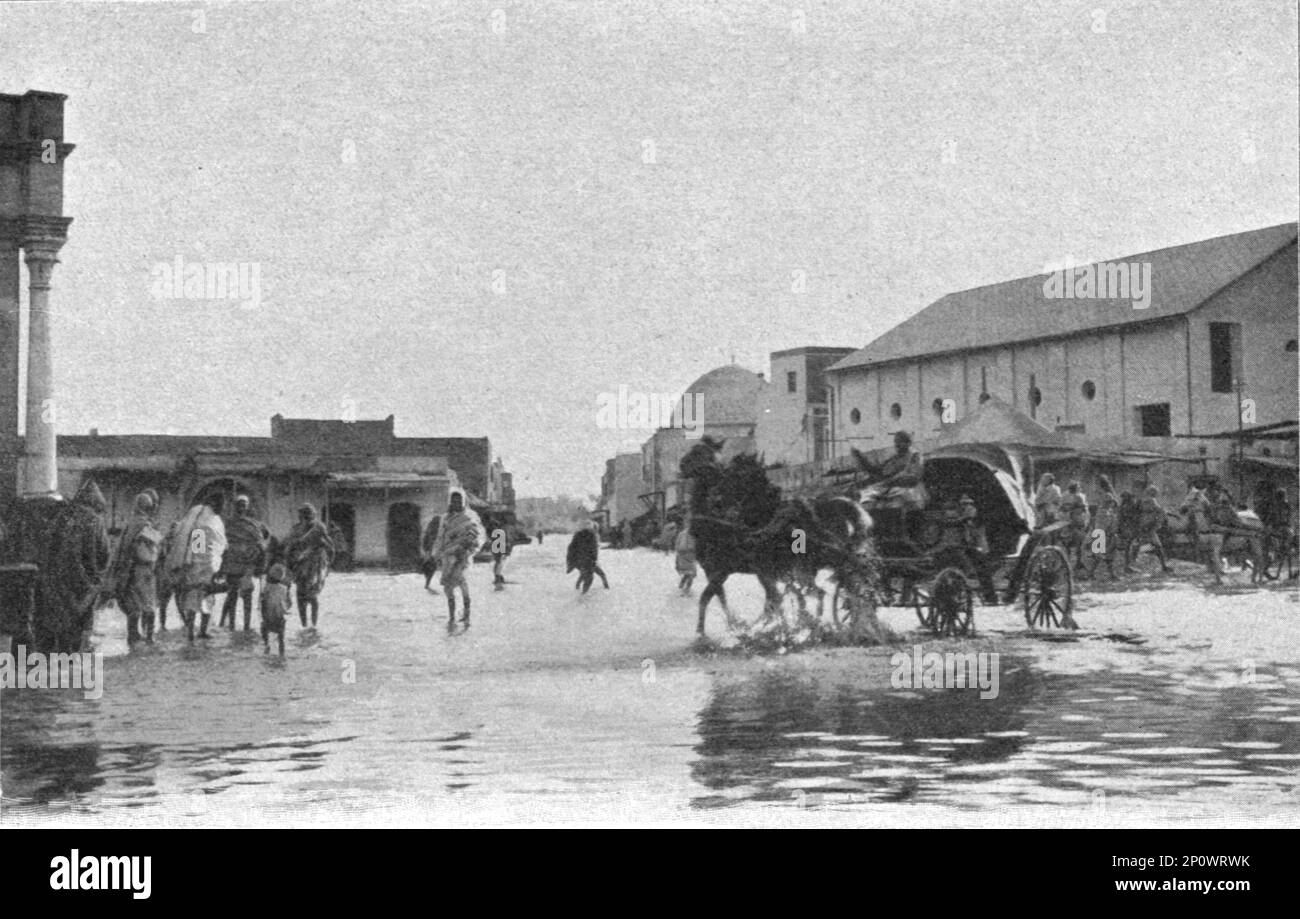 ''Les abords de Tripoli par un gros temps; Le Nord-Est Africain', 1914 ...