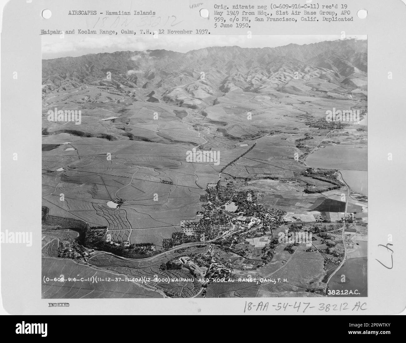 Hawaii - Waipahu, Aerial Photograph Stock Photo - Alamy