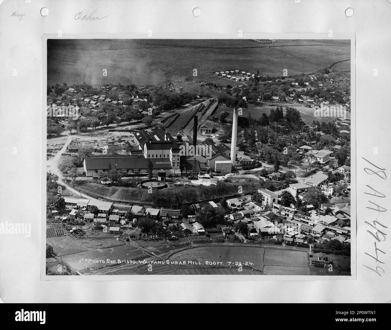 Hawaii - Waipahu, Aerial Photograph Stock Photo - Alamy