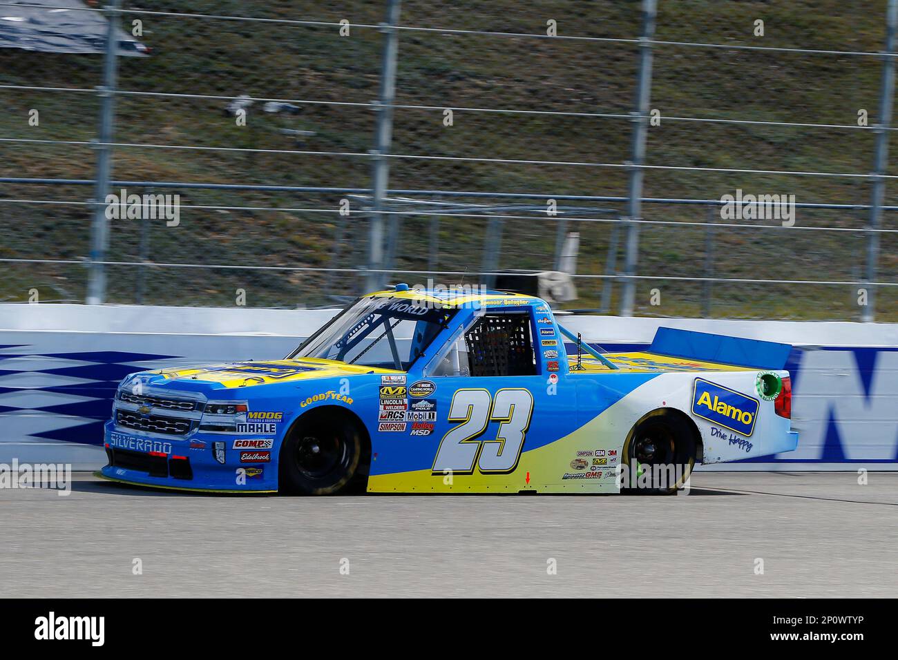 Spencer Gallagher during the NASCAR Truck Series UNOH 175 race at New ...