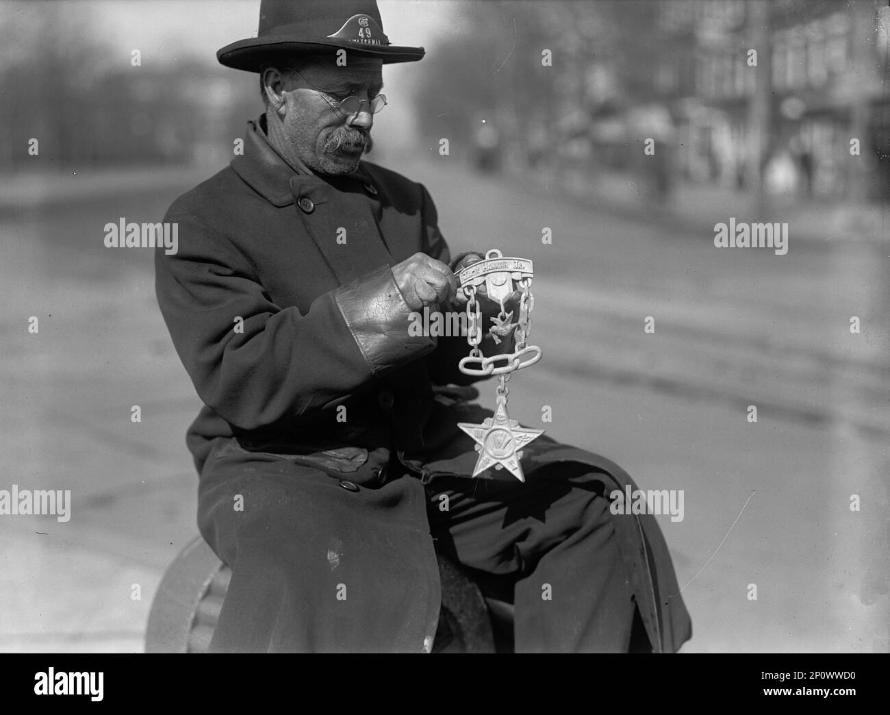 Grand Army of The Republic - G.A.R. Emblem Carved in Wood By Switchman ...