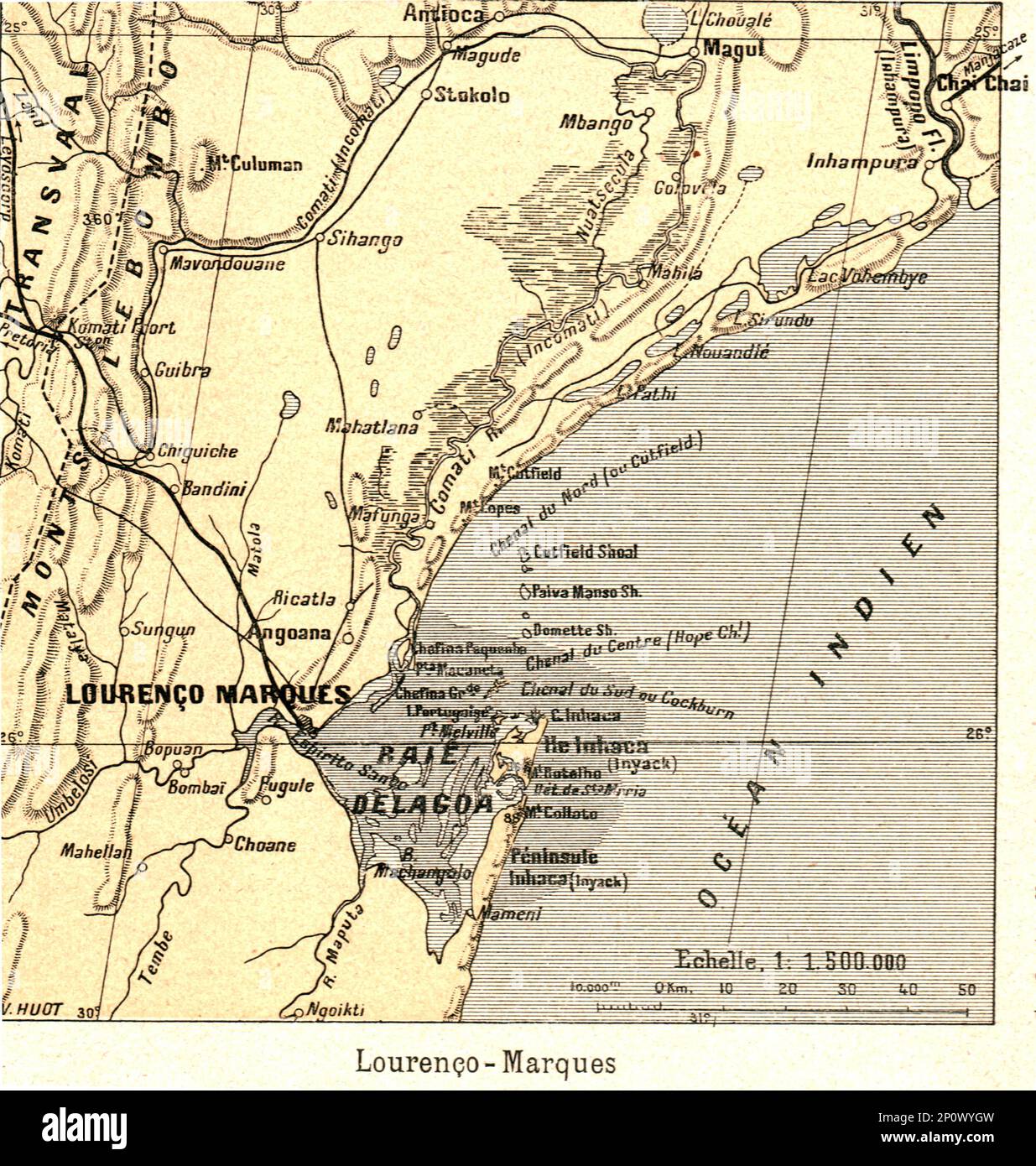 ''Lourenco-Marques; Afrique Australe', 1914. From "Grande Geographie ...
