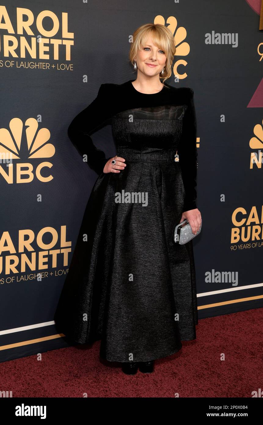 2 March 2023 -Los Angeles, California - Melissa Rauch. NBC's "Carol ...