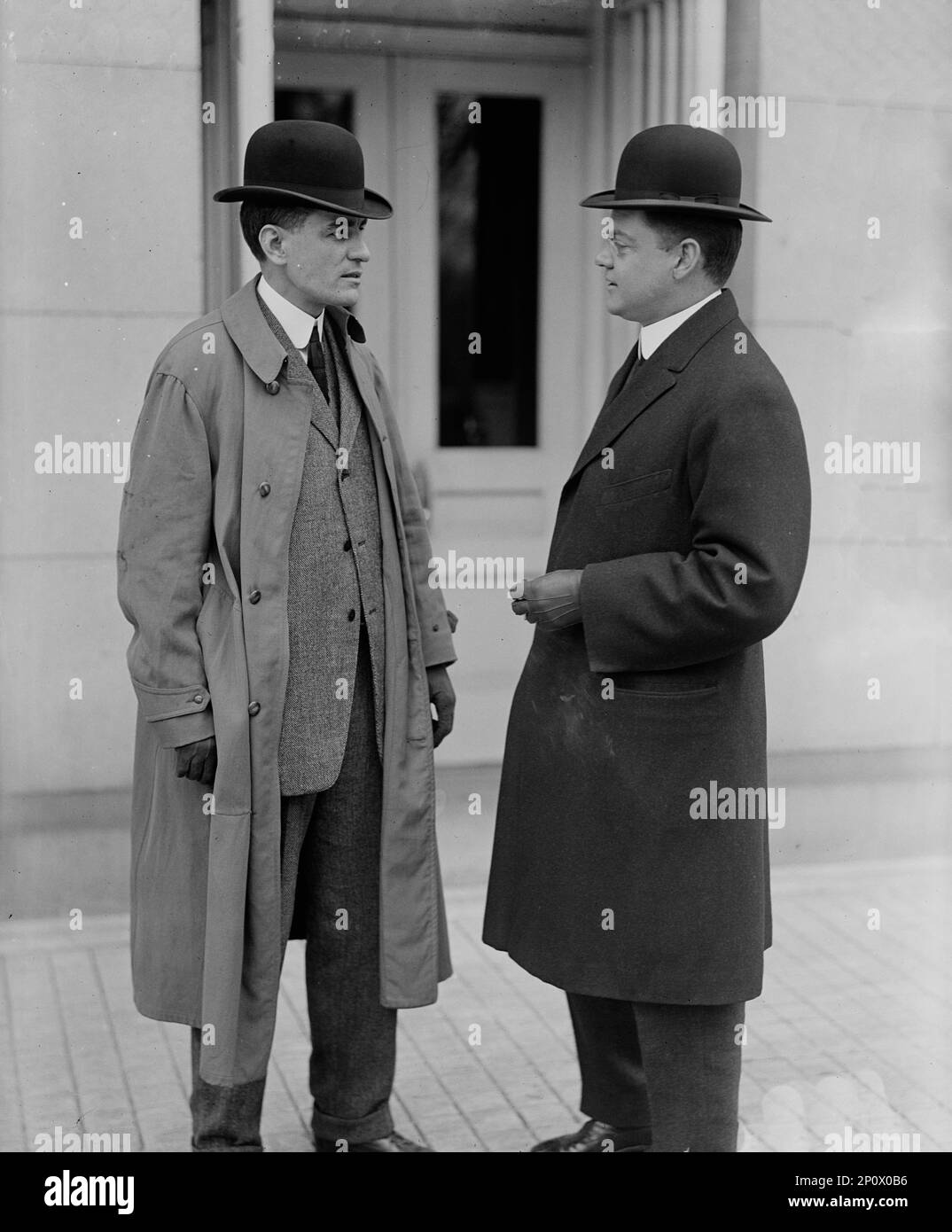 Robert D. Heinl, Newspaper Correspondent - Left, with F.W. Taylor ...