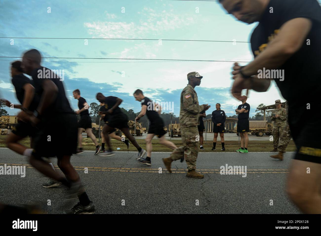 U.S. Army Soldiers assigned to the 3rd Division Sustainment Brigade ...