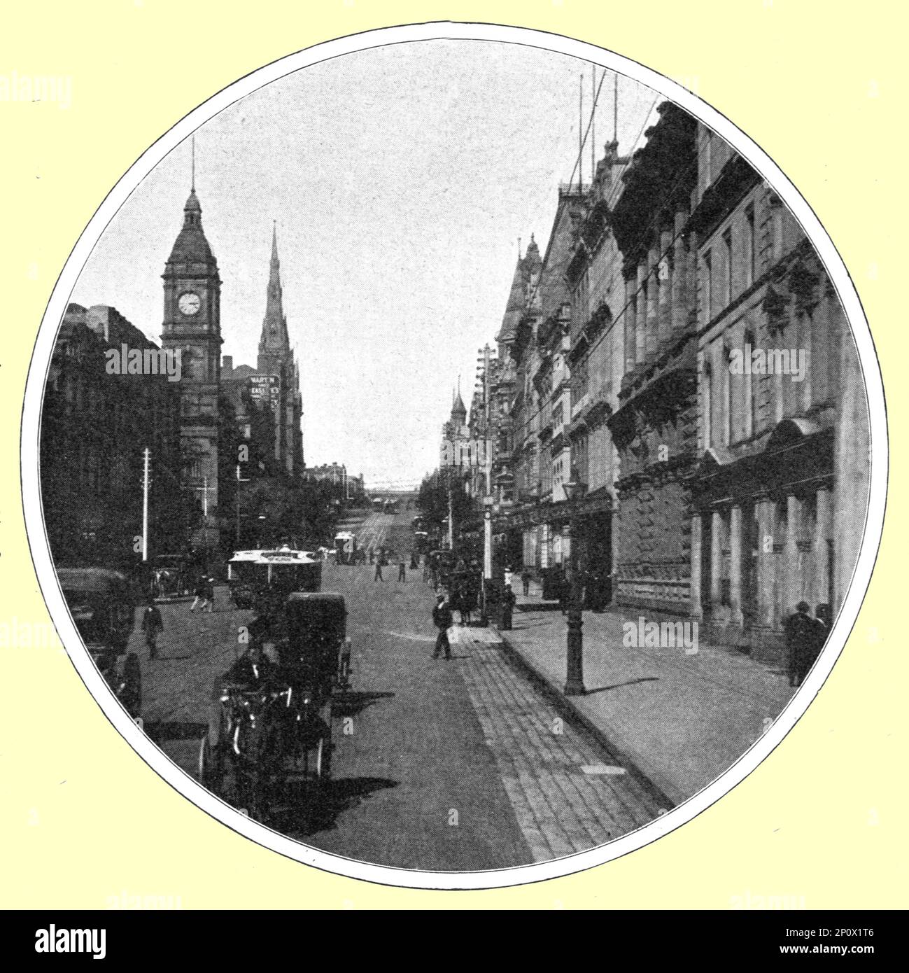 ''Une rue de grande ville australienne: Collins Street, Melbourne; Les ...