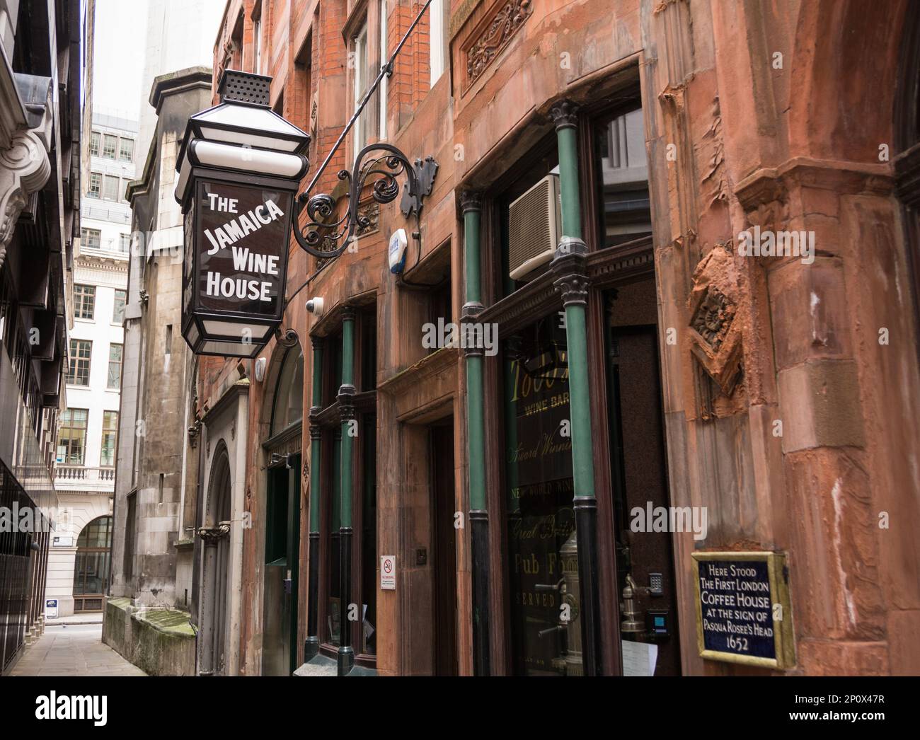 The Jamaica Wine House, aka "the Jampot", St. Michael's Alley, Cornhill ...
