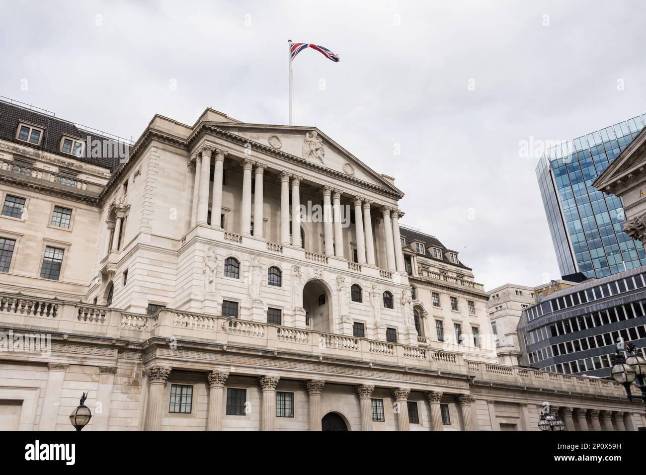The Bank of England, aka The Old Lady of Threadneedle Street, London ...