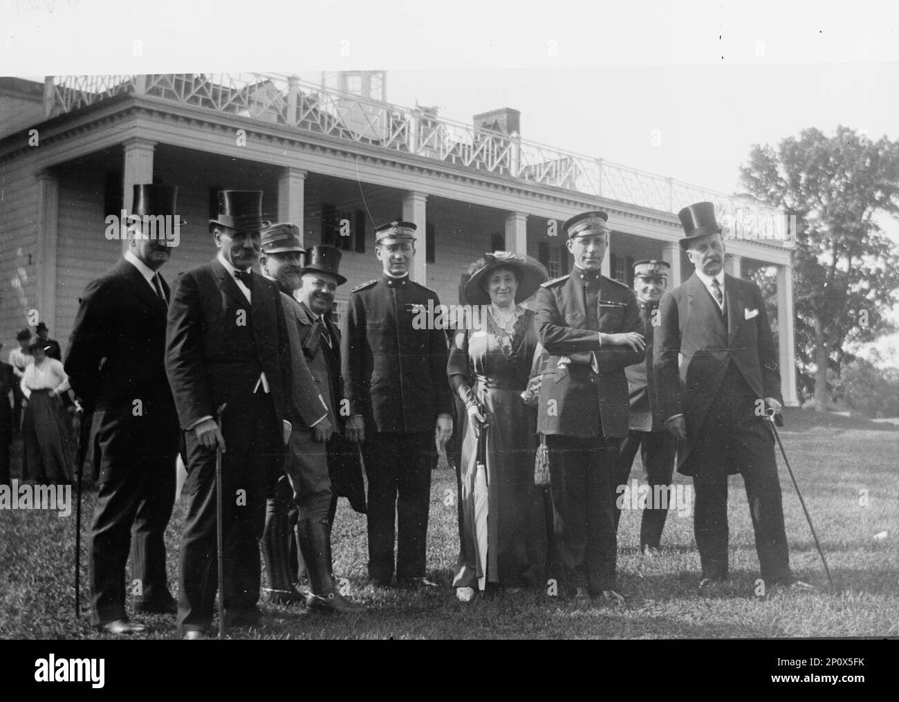 Italian Commission To U.S. - Commission at Mount Vernon. Front ...