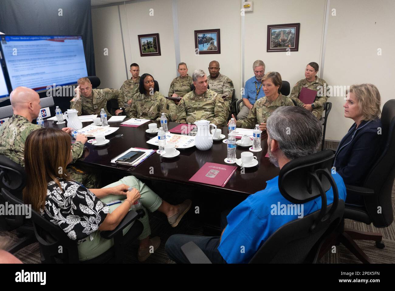 Ms. Kristin French, deputy director of logistics operations (J3 ...