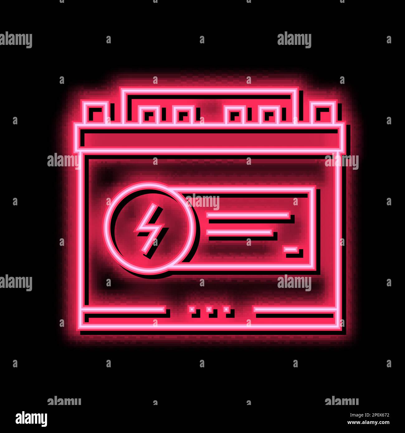 electrical battery color icon vector flat illustration Stock Vector ...